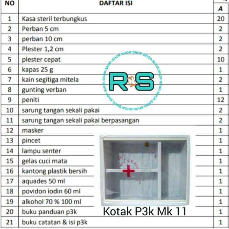Promo Paket Kotak P3K Dinding MK 11 Isi First Aid Kit Tipe A Diskon 10% ... Promo Paket Kotak P3K Dinding MK 11 Isi First Aid Kit Tipe A Diskon 10% ...