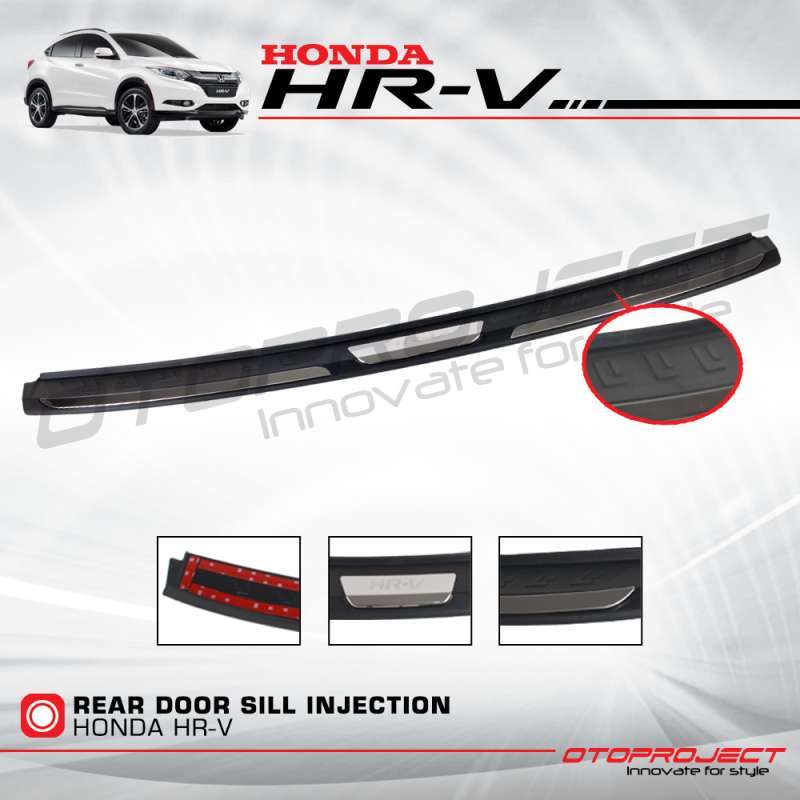 Jual REAR DOOR SILL INJECTION HONDA HRV - BLACK BLACK di Seller ...