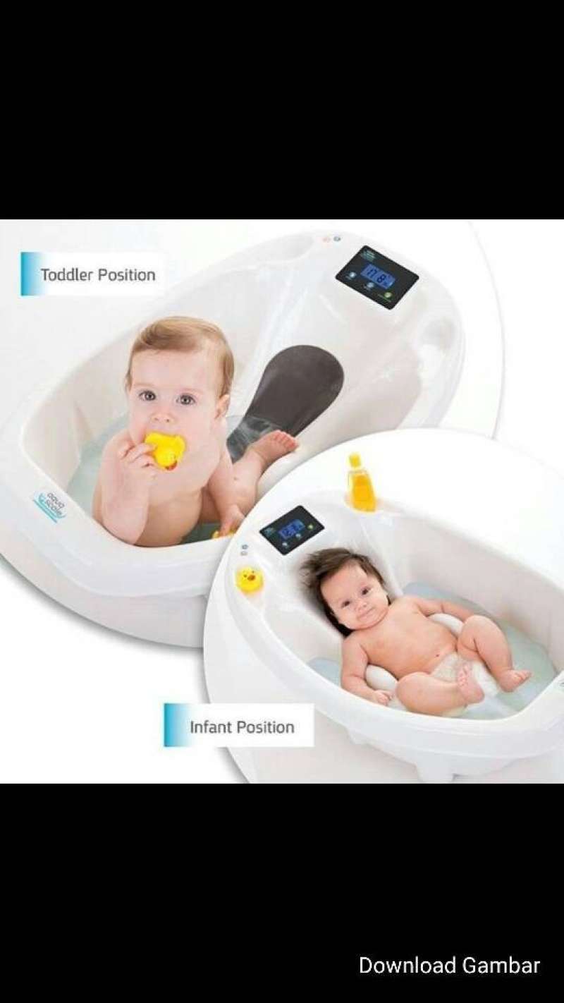 Jual aqua scale 3in1 bath tub termometer&digital scale bak mandi bayi ...