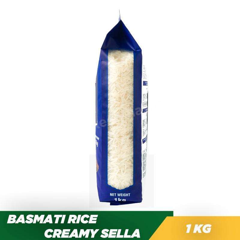 Jual Beras Basmati Syakira Creamy Sella 1121 - Kemasan 1 Kg (kemasan ...