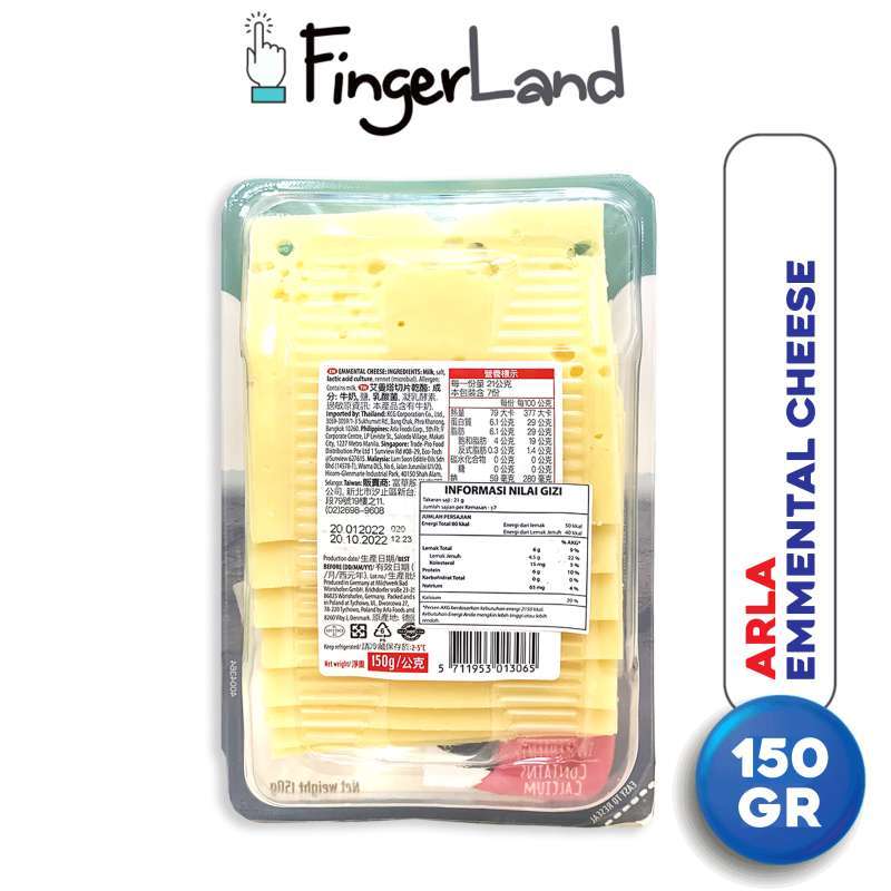 Jual Arla Emmental Cheese 150 Gram Keju Emmental Slice Di Seller ...