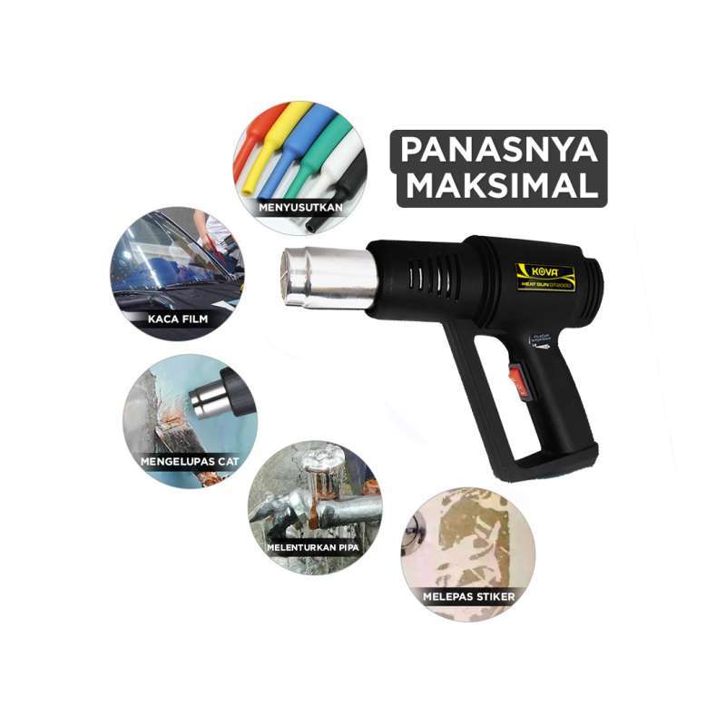 Jual Kova GT-2000 Heat Gun Air Mesin Pemanas Pistol Angin Panas di ...