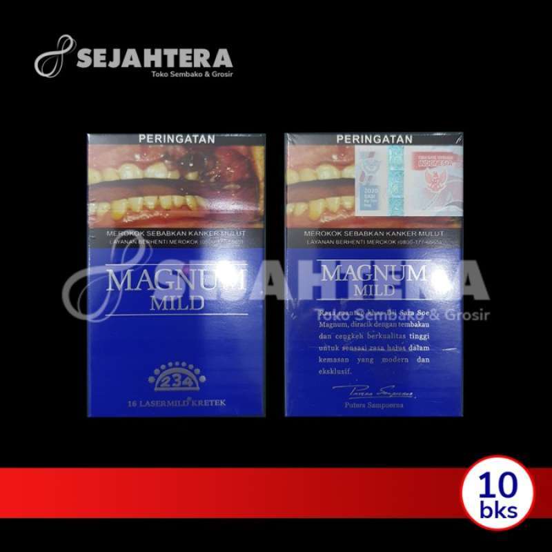 Jual Magnum Mild 16/ 1 slop/ Rokok Laser Mild Kretek di Seller Anes ...