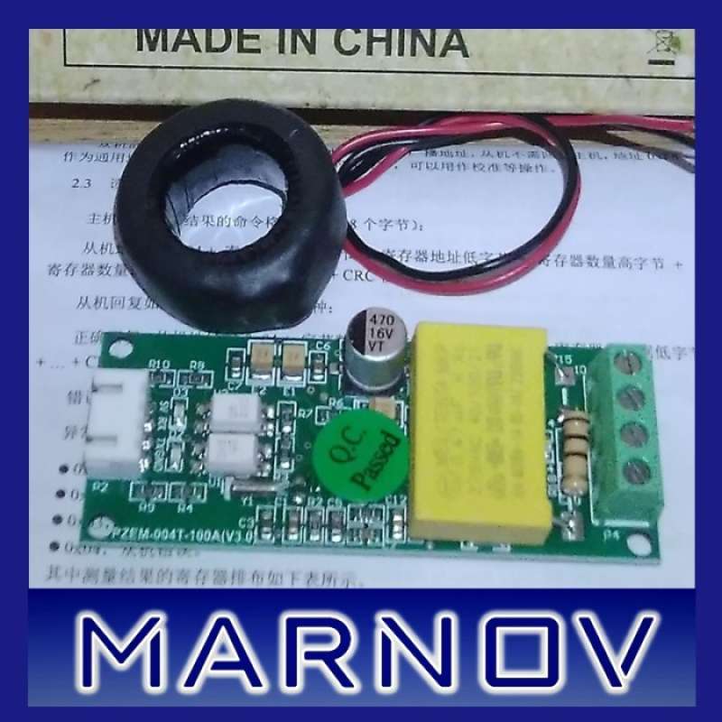 Promo Pzem-004T Modul Multimeter Arduino Serial Communication 100A ...