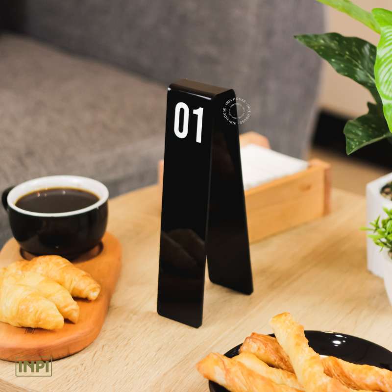 Jual Nomor Meja Akrilik Papan Tanda Nomor Meja Tinggi 30 CM - INPI ...