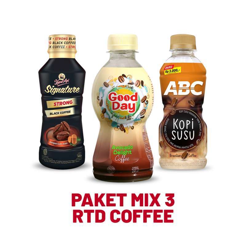Promo KOPI READY TO DRINK MIX FLAVOUR PACK OF 3 Diskon 23% di Seller Kapal Api Official Store ...