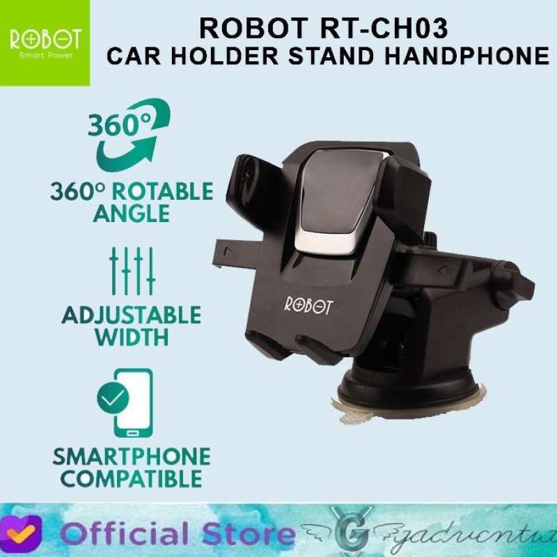Jual Robot Vivan Car Phone Holder Mobil Hp Dashboard Kaca Samsung ...