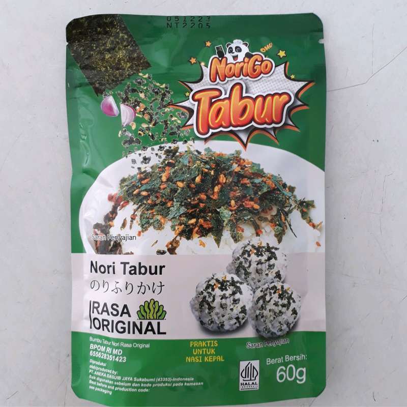 Jual Nori Tabur Original 60gr Rasa Original Di Seller Adellioolshop ...