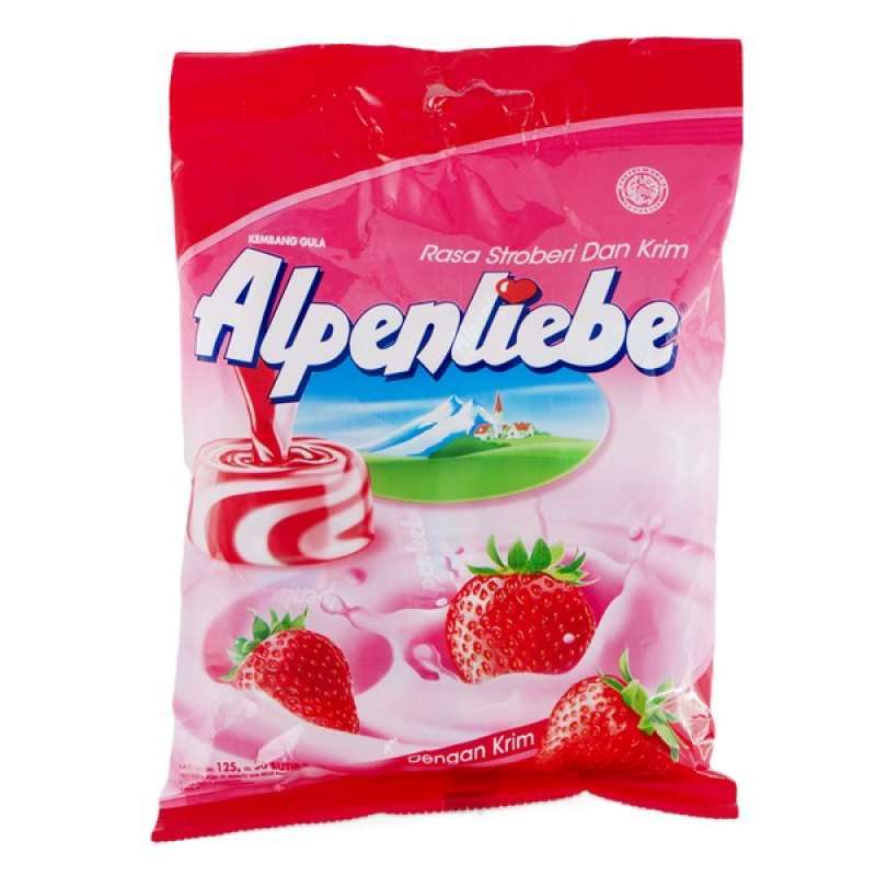 Jual Permen Alpenliebe Smooth Strawberry / Stroberi 125g Di Seller Adam ...