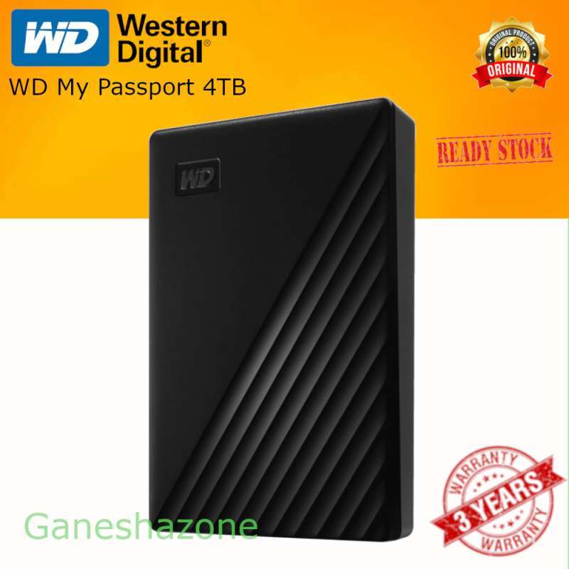 Jual Wd My Passport 4tb / Harddisk External Wd 4 Tb Di Seller Ganesha ...