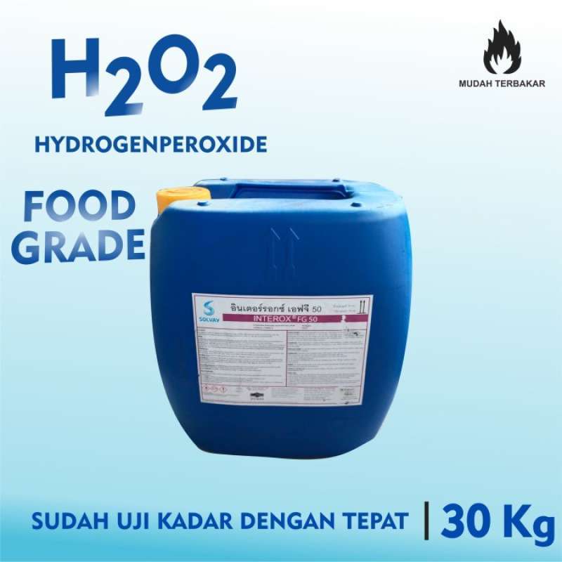 Promo Hidrogen Peroksida ( H2o2 ) Fg 50% - 30 Kg Diskon 23% Di Seller ...