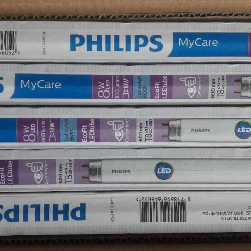 Jual Lampu Tl T8 600 Mm Ecofit 8w Industri Philips Di Seller D&g Mart ...
