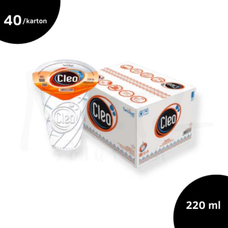 Jual Cleo Cup 220ml x 40pcs [Karton] / Air Mineral di Seller CV Nur ...