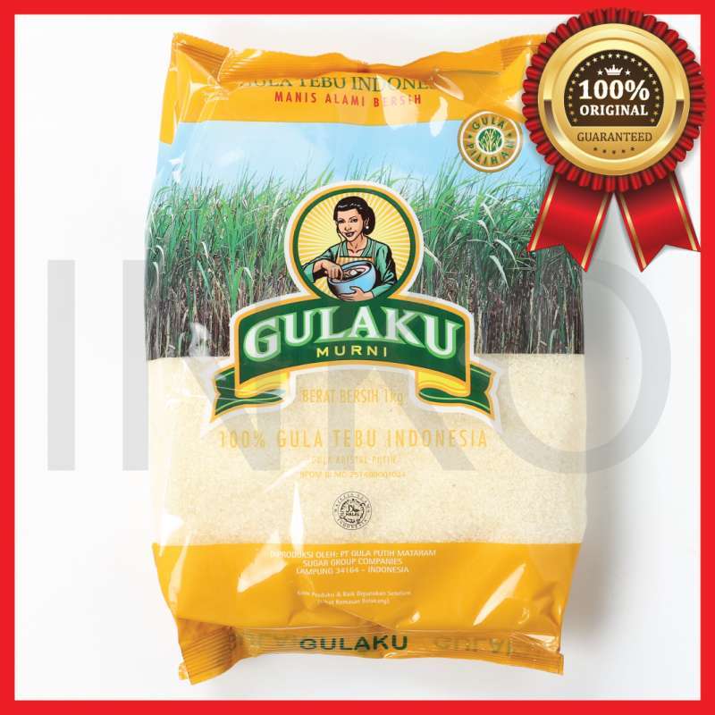 Jual GULAKU KUNING MURNI PREMIUM GULA TEBU INDONESIA MANIS ALAMI 1KG di ...