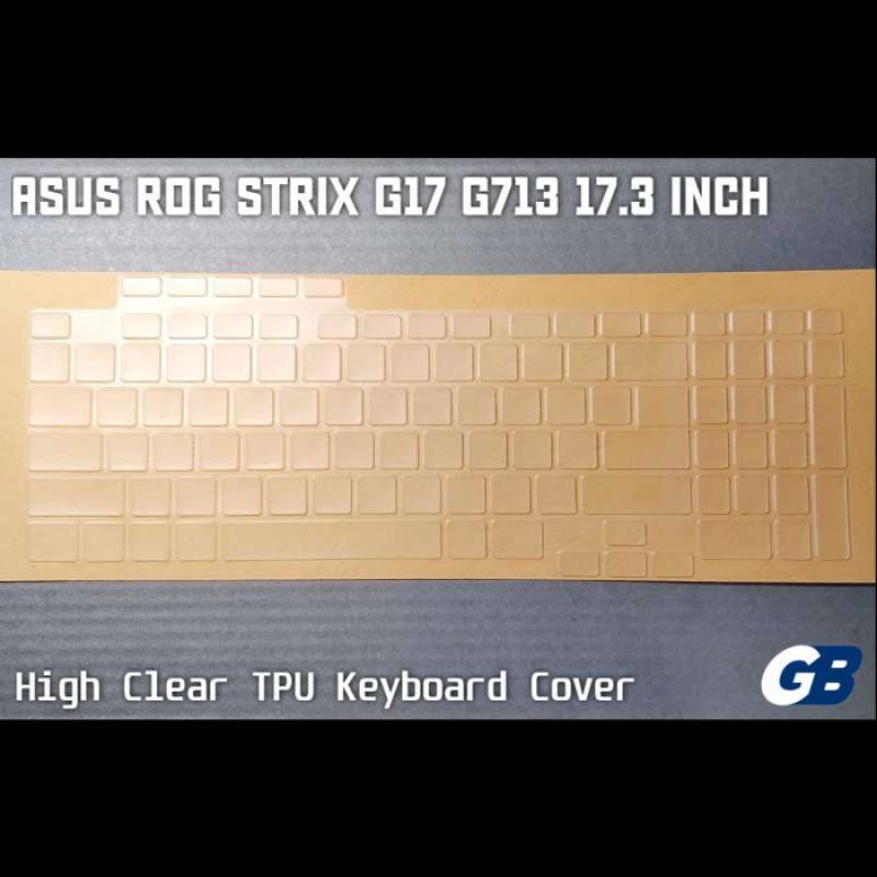 Promo Asus Rog Strix G17 G713 17.3 Inch High Clear Tpu Keyboard Cover ...