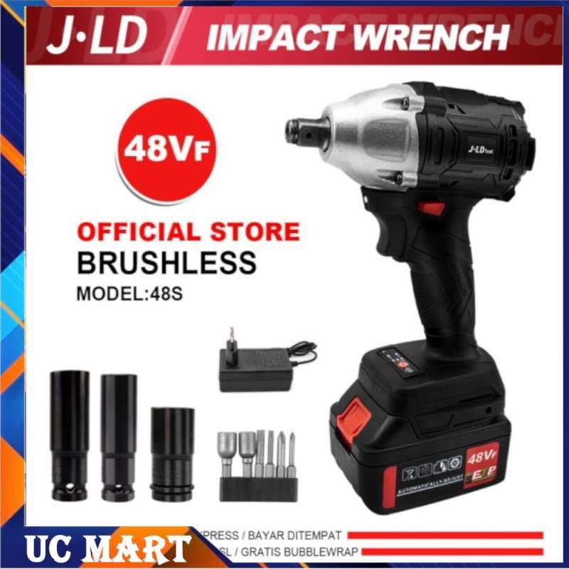 Jual Mesin Bor Impact Wrench 48volt Brushless Pembuka Baut Serbaguna Di ...