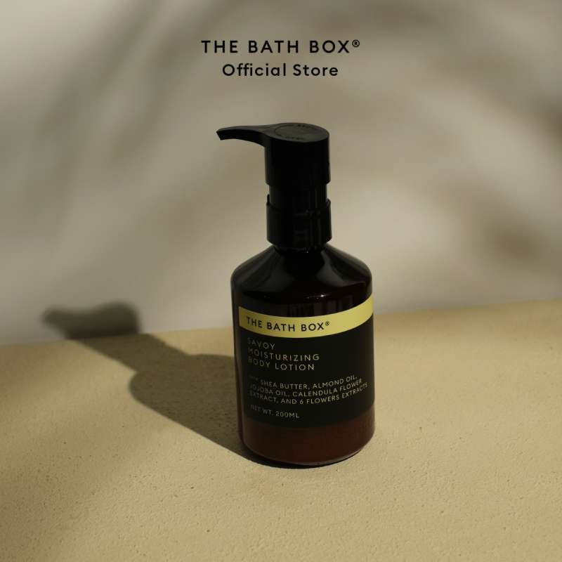 Promo THE BATH BOX - Savoy Moisturizing Body Lotion Diskon 20% di ...