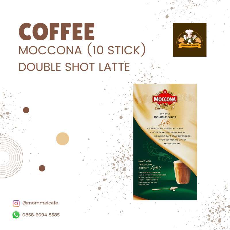 Jual Kopi AUSTRALIA MOCCONA DOUBLE SHOT LATTE COFFEE (10 Stick) di Seller Mom Mei Cafe ...