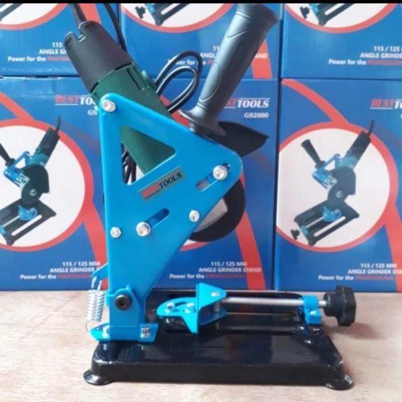 Jual Stand Dudukan Mesin Gerinda Tangan Hand Grinder Jadi Mesin Cut Off ...