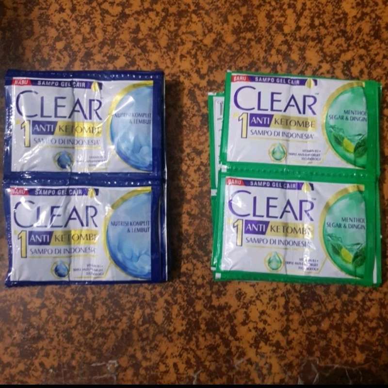 Jual Shampo Clear Renceng 1 renceng isi 12 sachet di Seller TokoSepuluh ...
