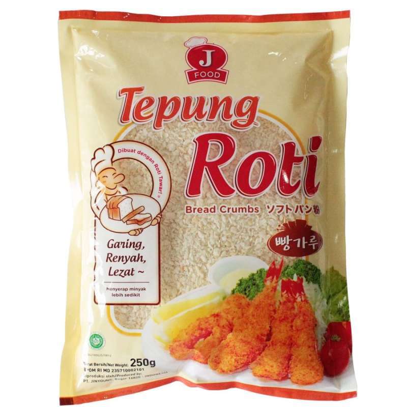 Promo Tepung Roti / Panko Mix / Panko White JFOOD (250 gr) Diskon 20% ...
