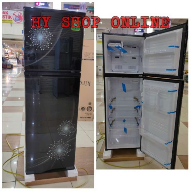Jual Lemari Es 2 Pintu Sharp Sj-317mg Shine Kulkas Sharp Sj 317 Mg Di ...