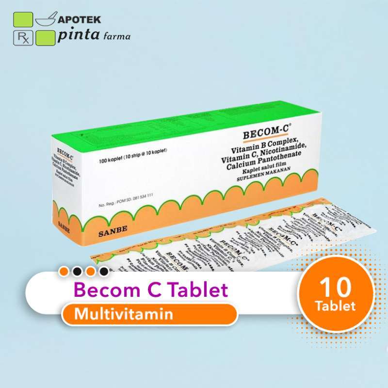 Jual Multivitamin Becom C Sanbe Tablet di Seller Fadhilah89 - Kota ...