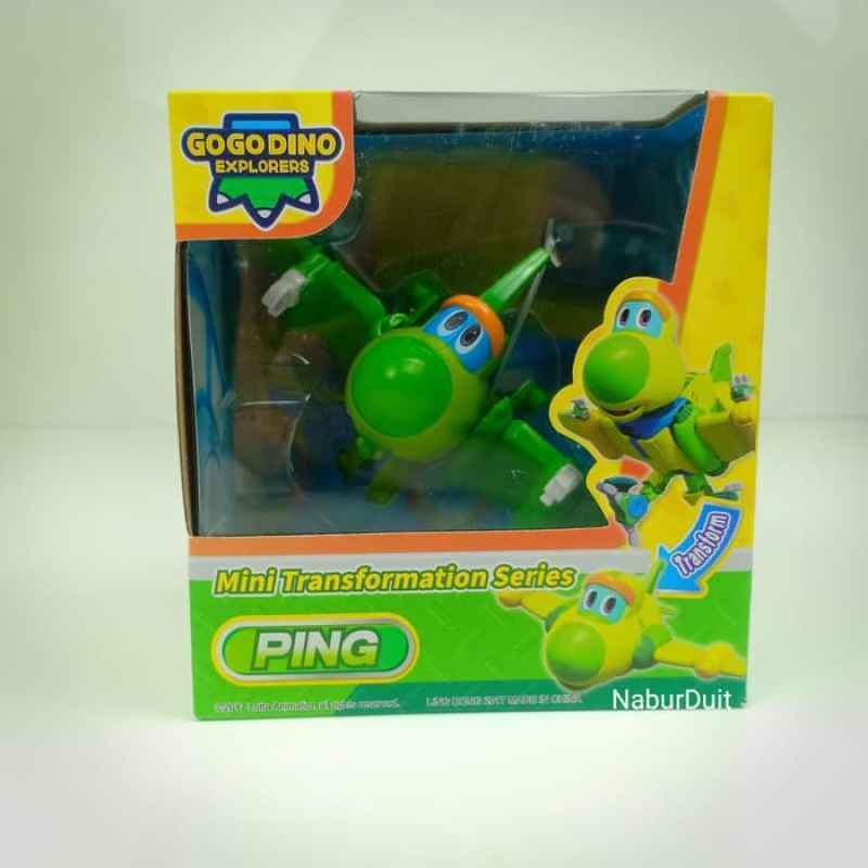 Jual Ling Dong Gogo Dino Mini Transformation Series Ping Action Figure ...