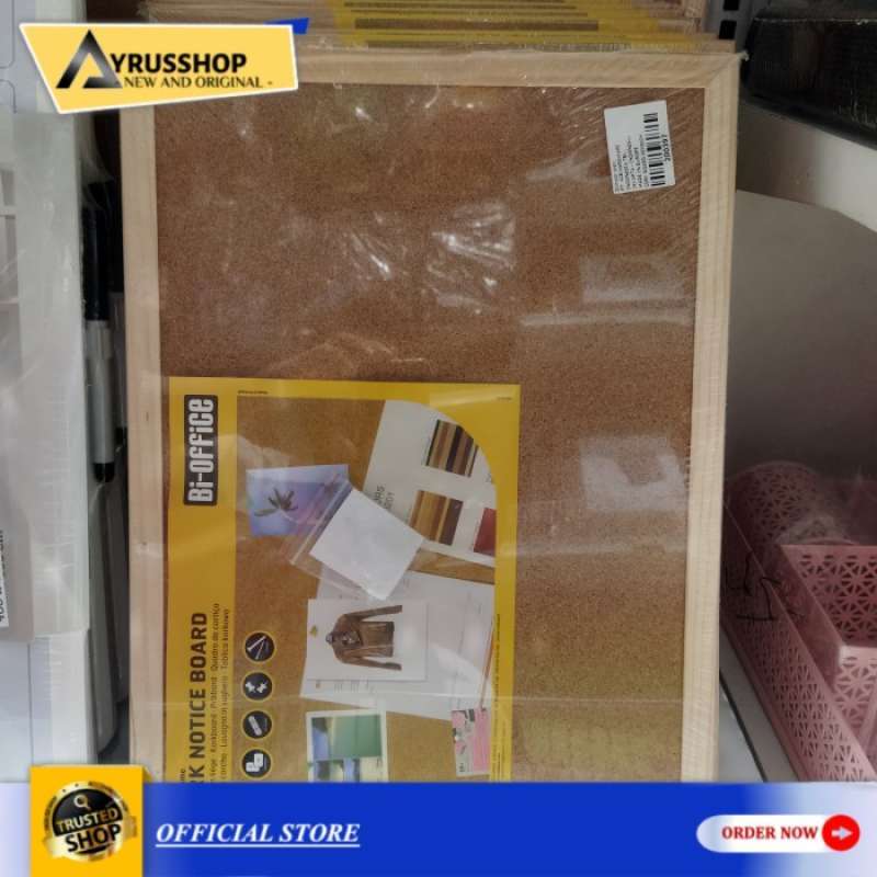 Promo Cork Board Papan Tempel Pesan/Memo/Catatan/Task Board 60X45Cm ...