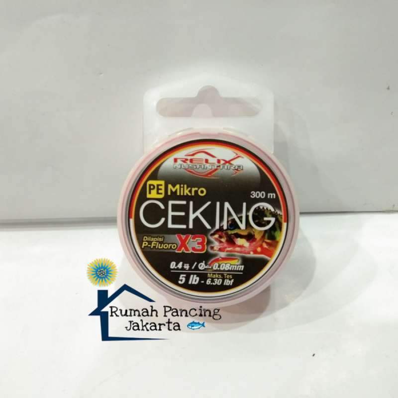Jual Senar PE Relix Nusantara Ceking 300m/5Lbs di Seller Relentless Sports - Petojo Utara, Kota ...
