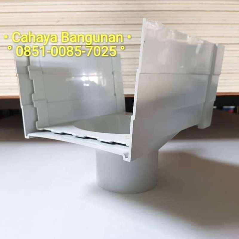 Promo Corong Talang Lubang Pembuangan Air Kotak Persegi Pvc 8 Inch ...