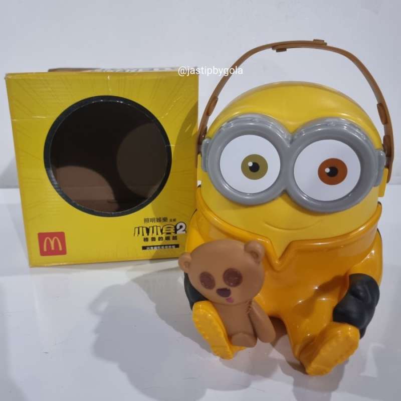 Promo MINIONS Kungfu Bob Tim Carrier Mcd Malaysia Japan Minion Popcorn ...