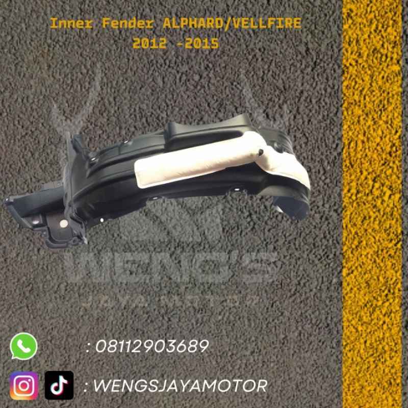 Jual KARPET LUMPUR / INNER FENDER /LINER FENDER ALPHARD VELLLFIRE 2008 ...