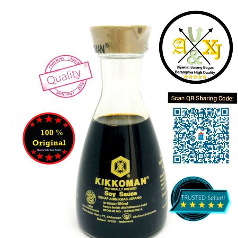 Jual Kikkoman Japanese Shoyu Sushi Soy Sauce Kecap Asin Jepang 150ML di ...