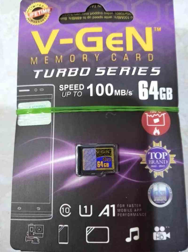 Jual Memory Card V-Gen Class 10 Turbo Series - Hitam Ungu Kuning 004 di ...