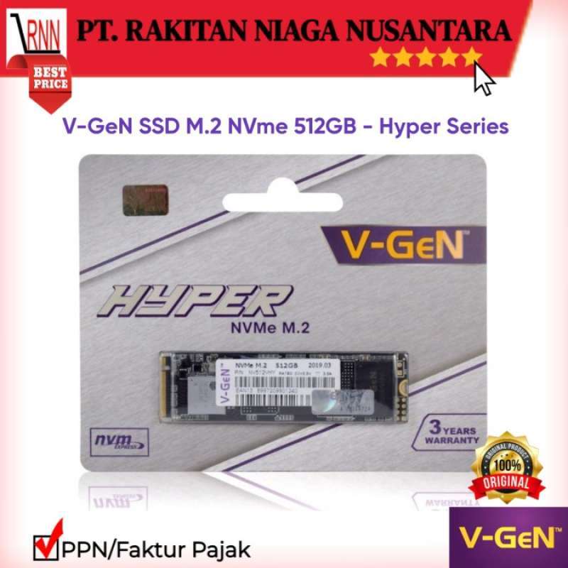 Promo V-gen Ssd M.2 Nvme 512gb - Hyper Series Diskon 9% Di Seller Safka Store - Mekarsari, Kab ...