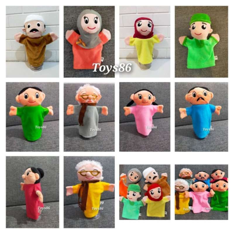 Jual Boneka Tangan Karakter Manusia Edisi Keluarga Di Seller Anejual ...