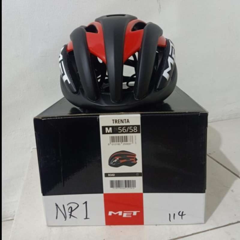 Jual Helm Sepeda Roadbike Helmet Original Met Trenta Cycling Mtb Seli ...