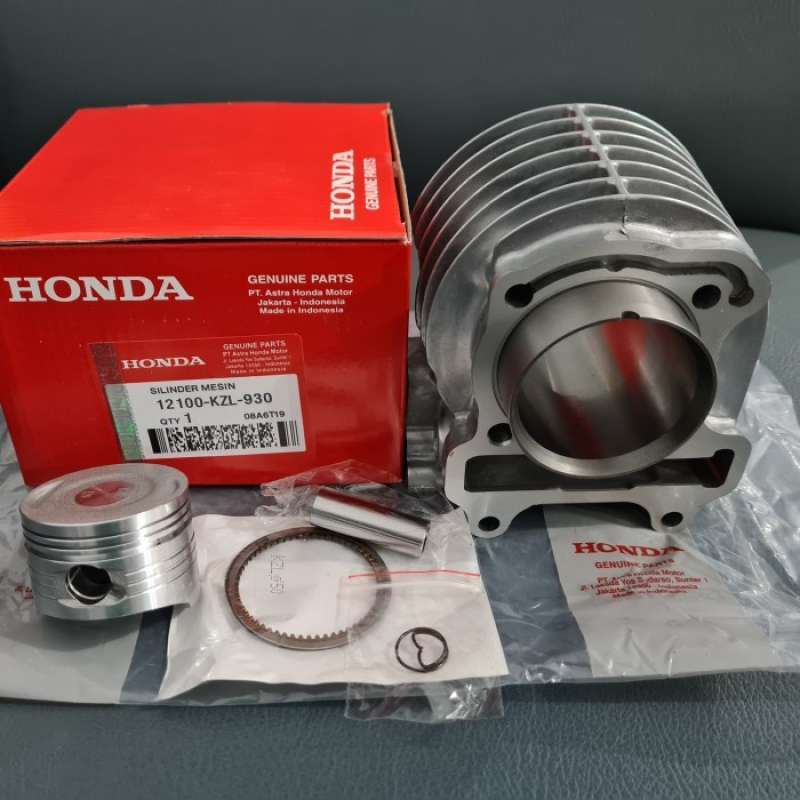 Jual Blok Seher Block Boring Komplit Honda Beat Fi Scoopy Spacy F1 KZL ORI di Seller SYAFAGROSIR ...