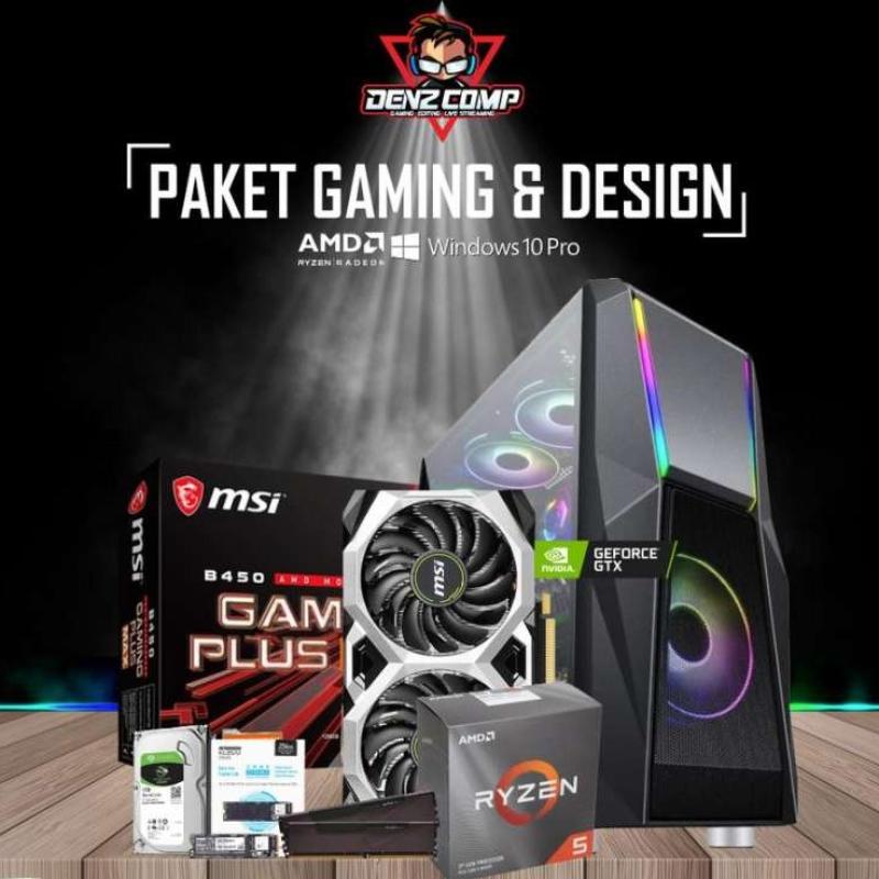 Jual DENZ GAMING PC - AMD RYZEN 5 3500 (GTX 1660 SUPER) 256GB NVME 16GB ...