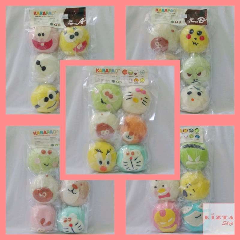 Jual Karapao Bakpao Karakter KyuriFood di Seller Rizta Shop - Teluk ...