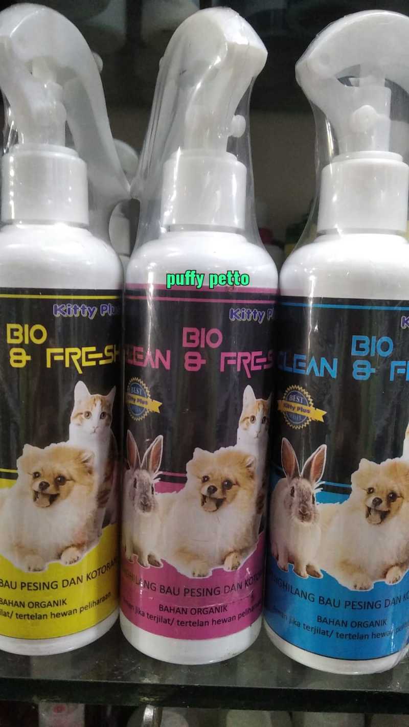 Jual puffy petto BIO CLEAN & FRESH KITTY PLUS 250ML PENGHILANG BAU ...