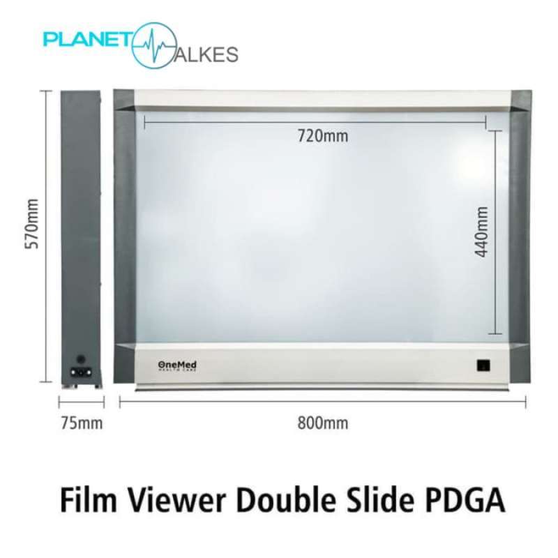 Promo Lampu Xray Viewer Double Slide Onemed Film Viewer Ronsen X-ray ...