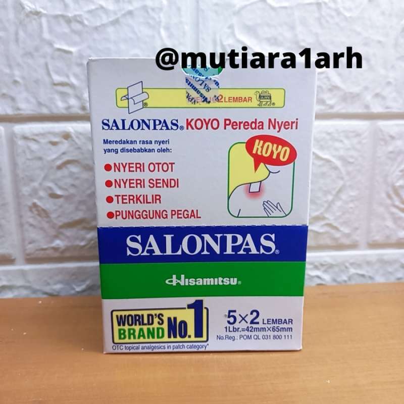 Promo Salonpas Koyo Box Isi 10 Bungkus X 10 Pcs Diskon 17% di Seller ...