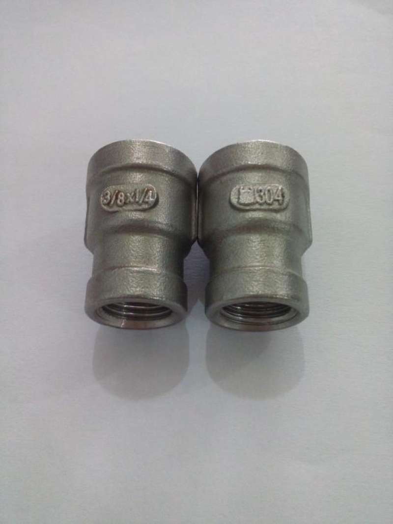 Jual Reducer Stainless Steel 304 3/8 x 1/4 socket vlok sok ss drat ...