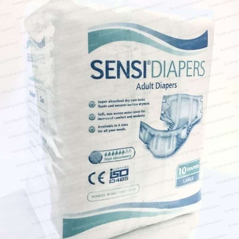 Jual Sensi Diapers L 10 Sensi Popok Dewasa L Popok Perekat Dewasa di ... Jual Sensi Diapers L 10 Sensi Popok Dewasa L Popok Perekat Dewasa di ...