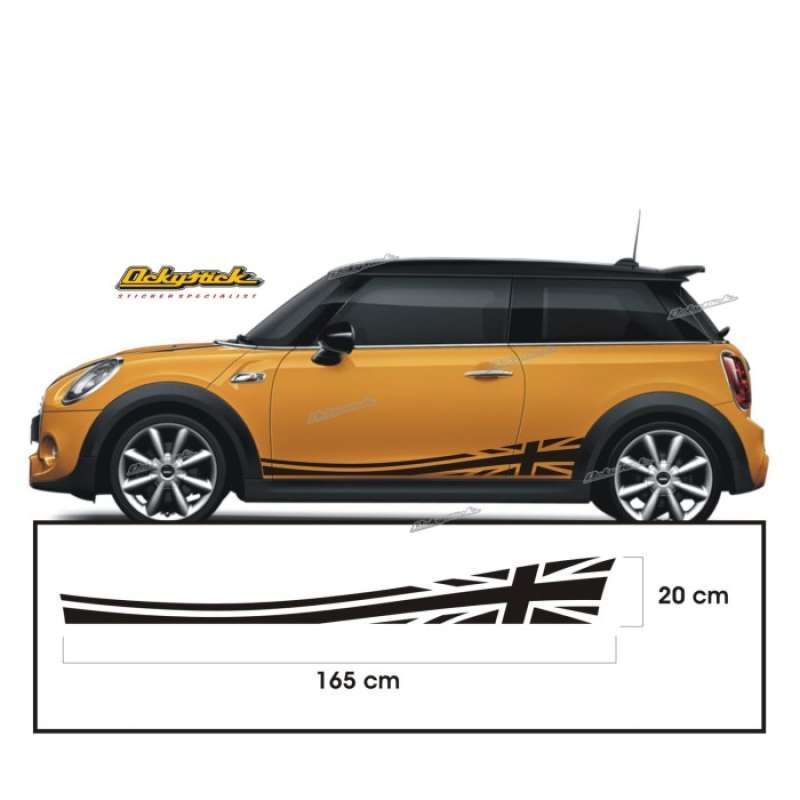 Jual Cutting Sticker Mini Cooper Striping Body Stiker Mobil 01 Di ...