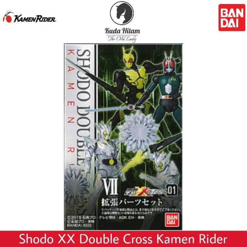Jual Bandai Shodo Xx Double Cross Kamen Rider Expansion Parts Black Rx ...