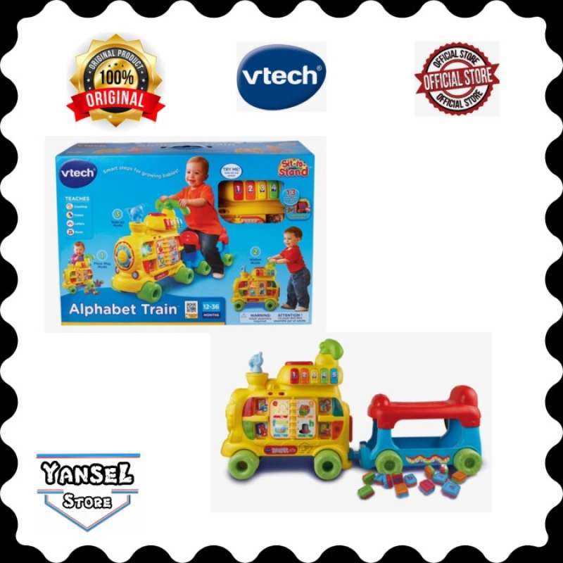 Promo Vtech Sit To Stand Alphabet Train Baby Walker Diskon 23% di ...