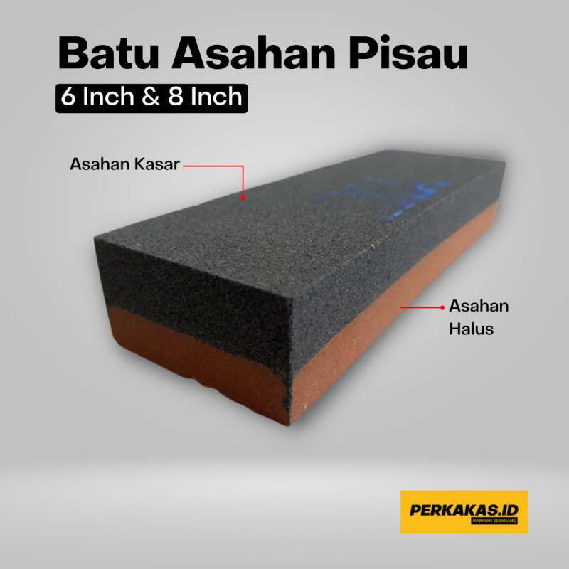 Jual Asahan Pisau Stainlees Batu Halus Kasar 6 8 Inch Maxi Di Seller ...